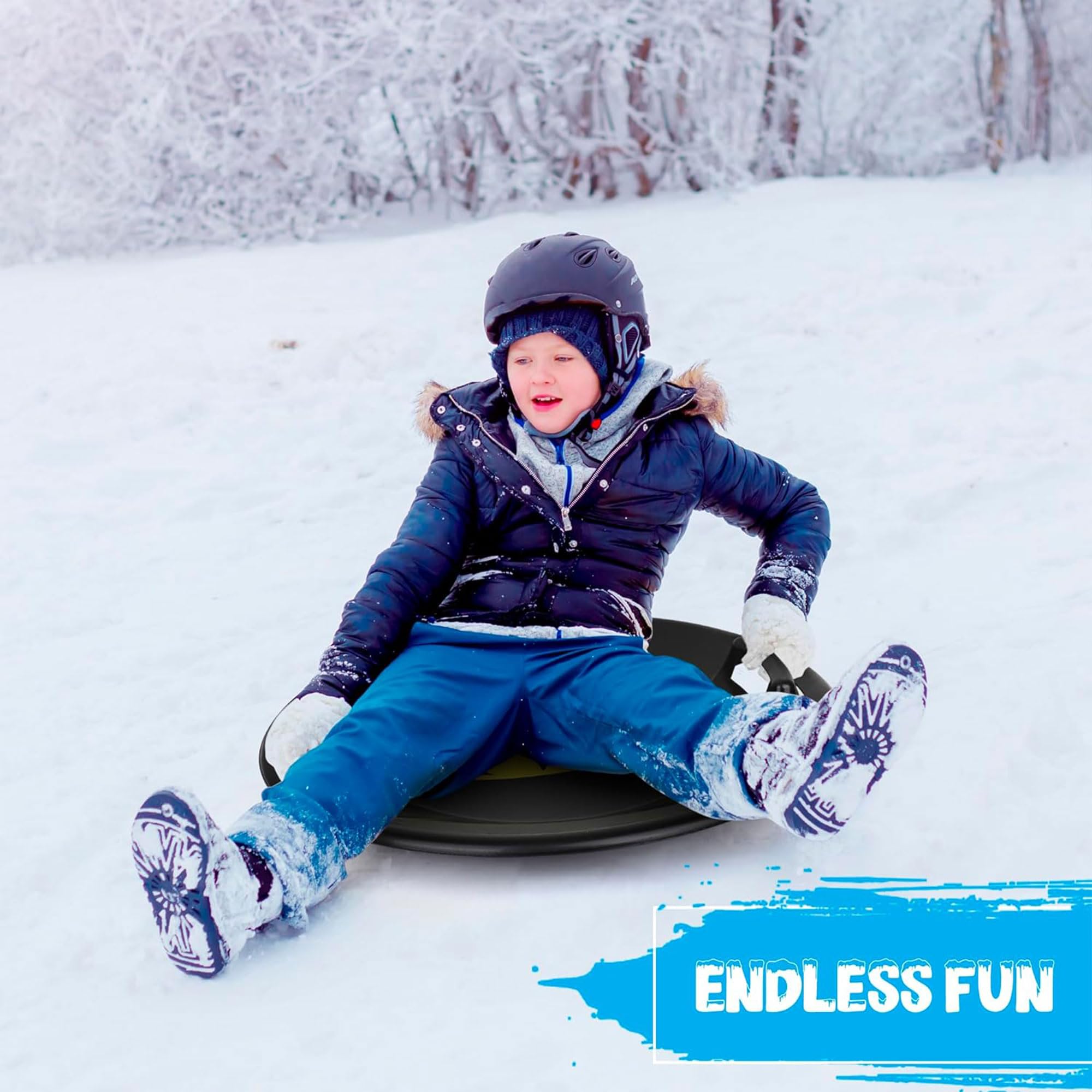 Sled For Snow Foam Sled Slippery Racer Downhill Pro Adults & Kids ...