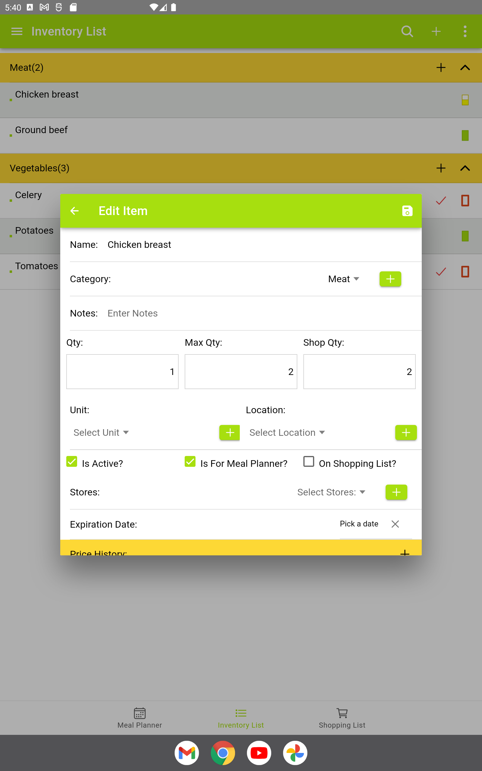 Meal Planner - App on Amazon Appstore