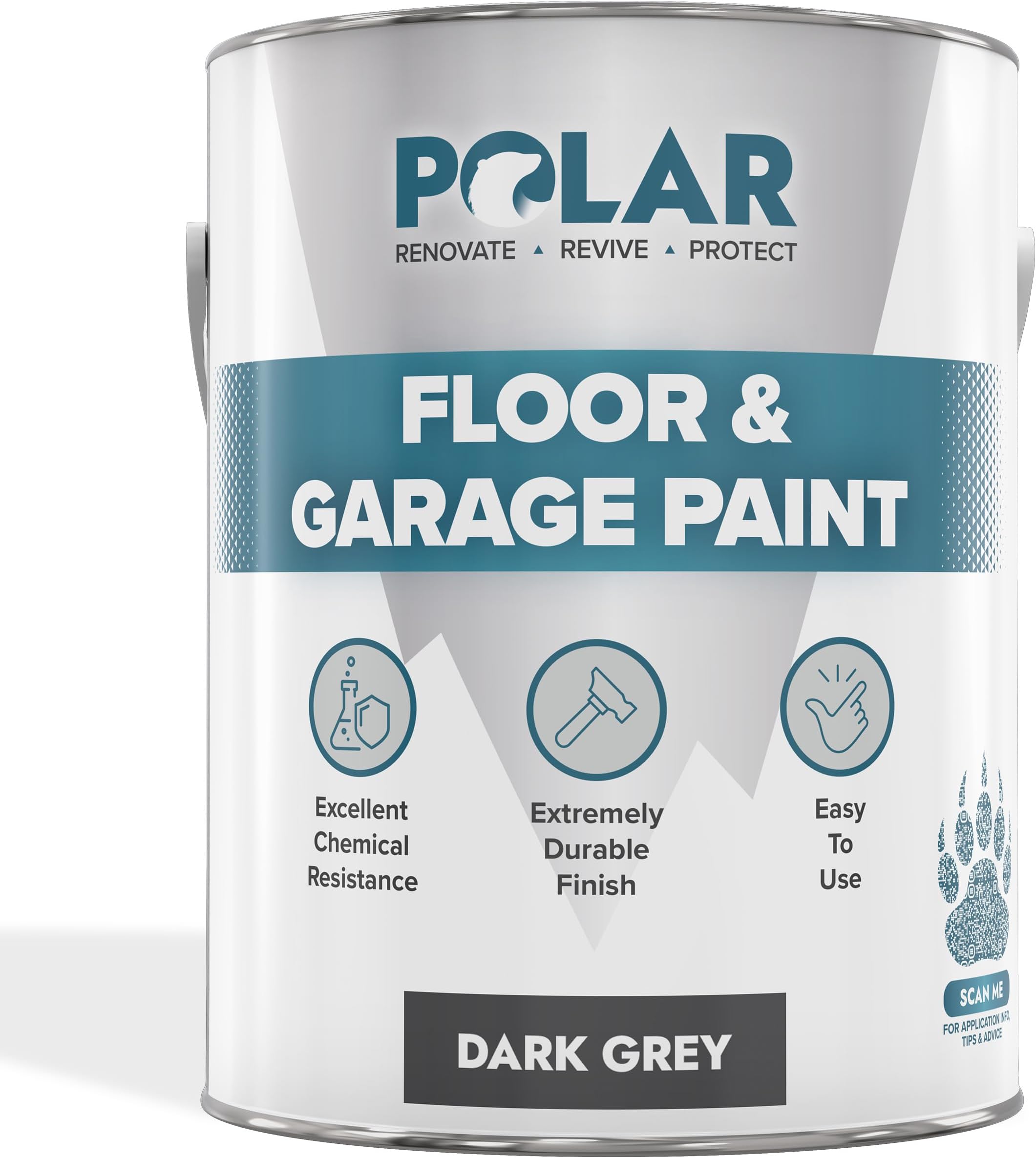 Heavy Duty Quick Dry Floor Paint - Garage, Workshop, Warehouse ...