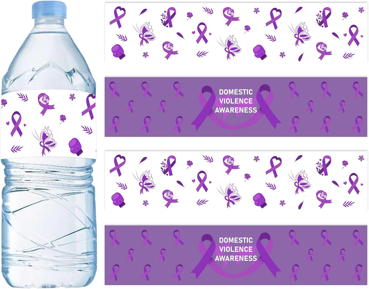 Amazon.com: Diartpaint Domestic Violence Awareness Decorations Water ...