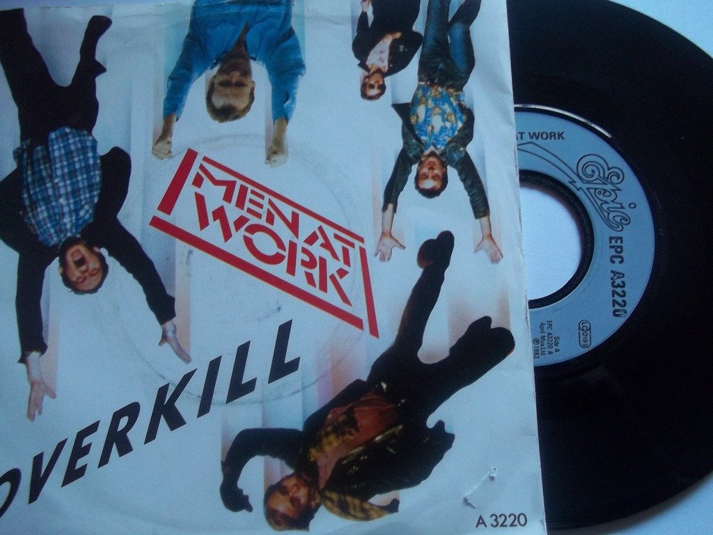 MEN AT WORK Overkill 7" Vinyl: Men At Work: Amazon.es: CD y vinilos}