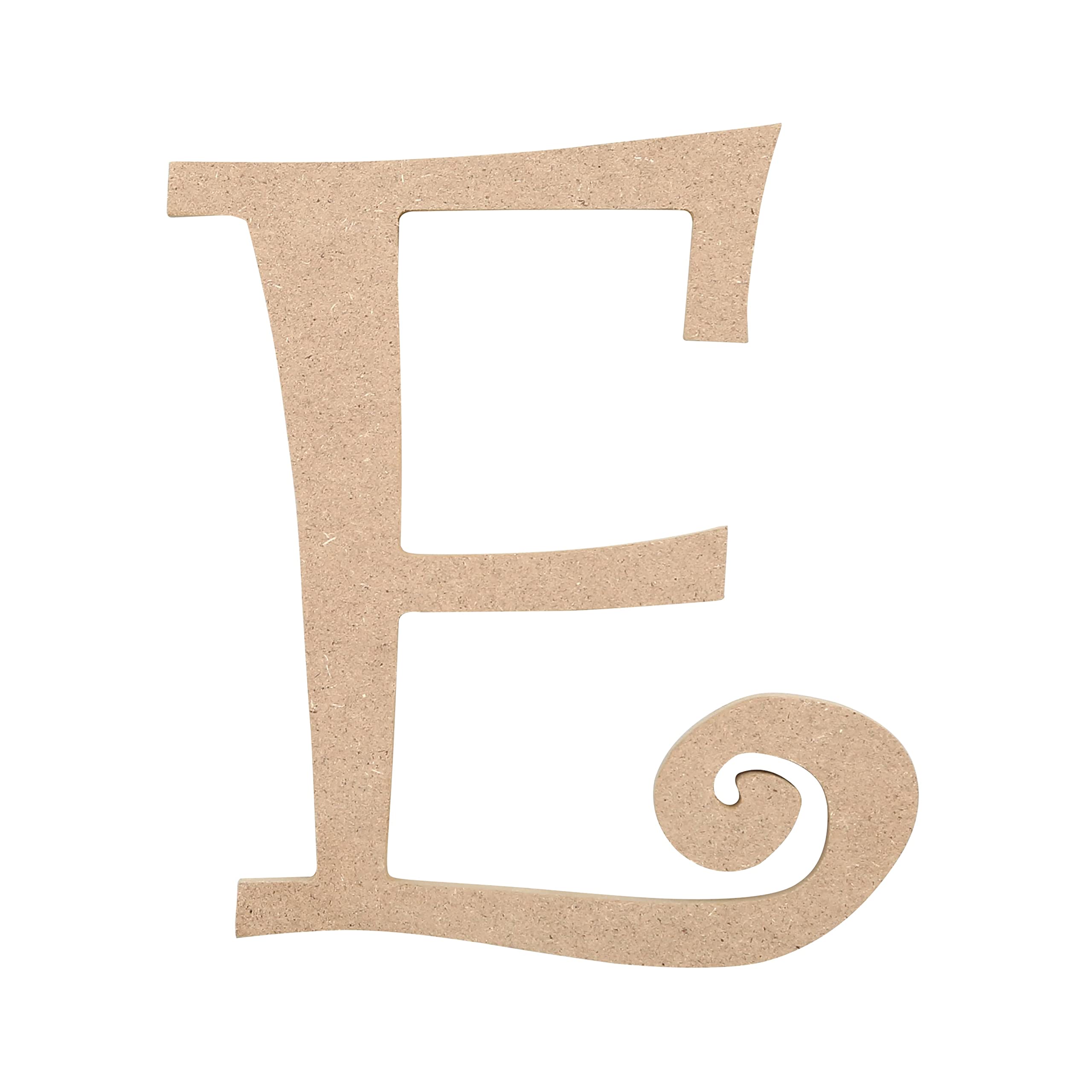 Snapklik.com : JoePauls Crafts Curly Wooden Letters - 6" - E - Premium ...