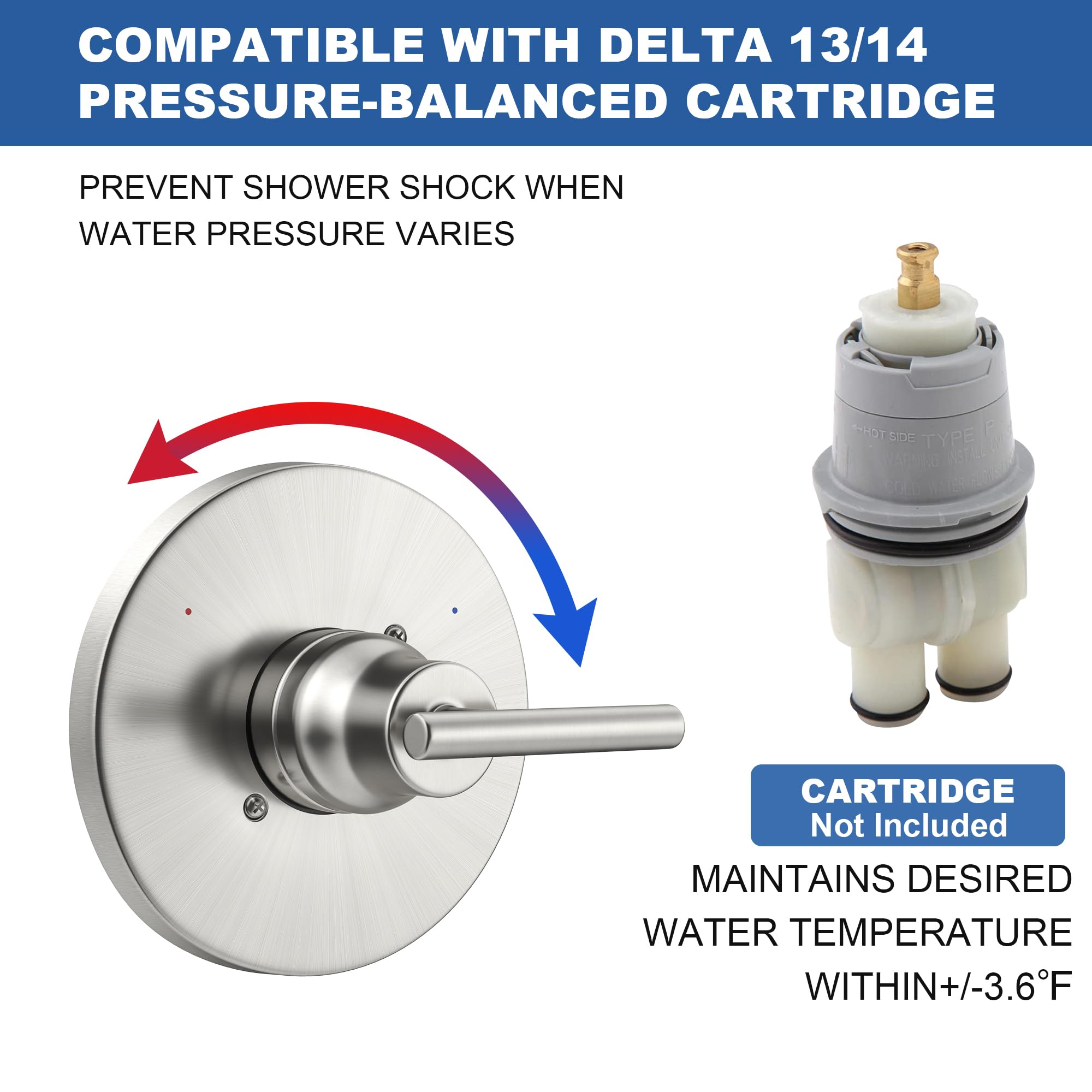 Snapklik.com : Replacement For Delta Faucet Trinsic 14 Series Single ...
