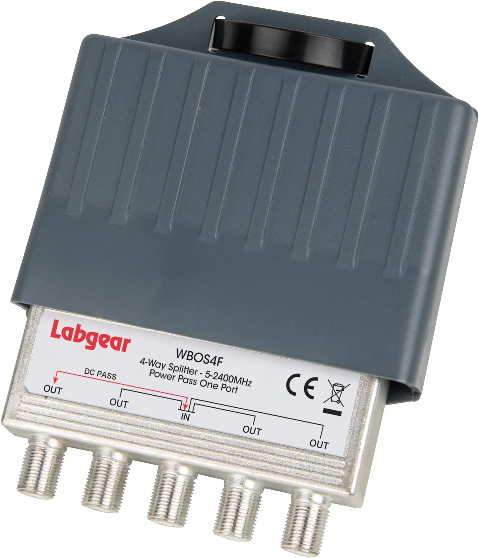 Labgear WBOS4F 4 Way Outdoor Splitter in Weatherproof Casing : Amazon ...