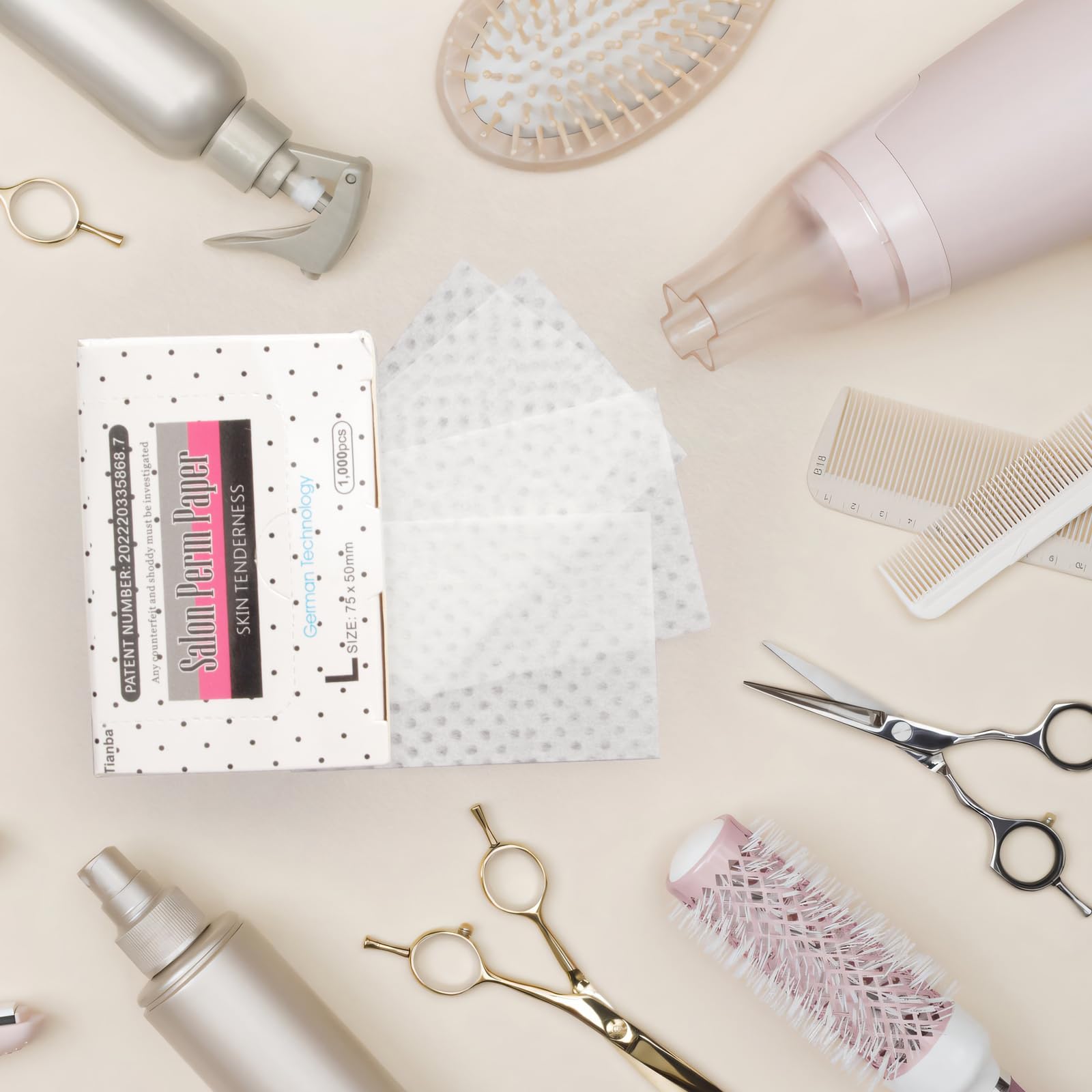 Snapklik.com : Hair Perm Paper, 1000pcs Ultra-thin Mesh Breathable ...