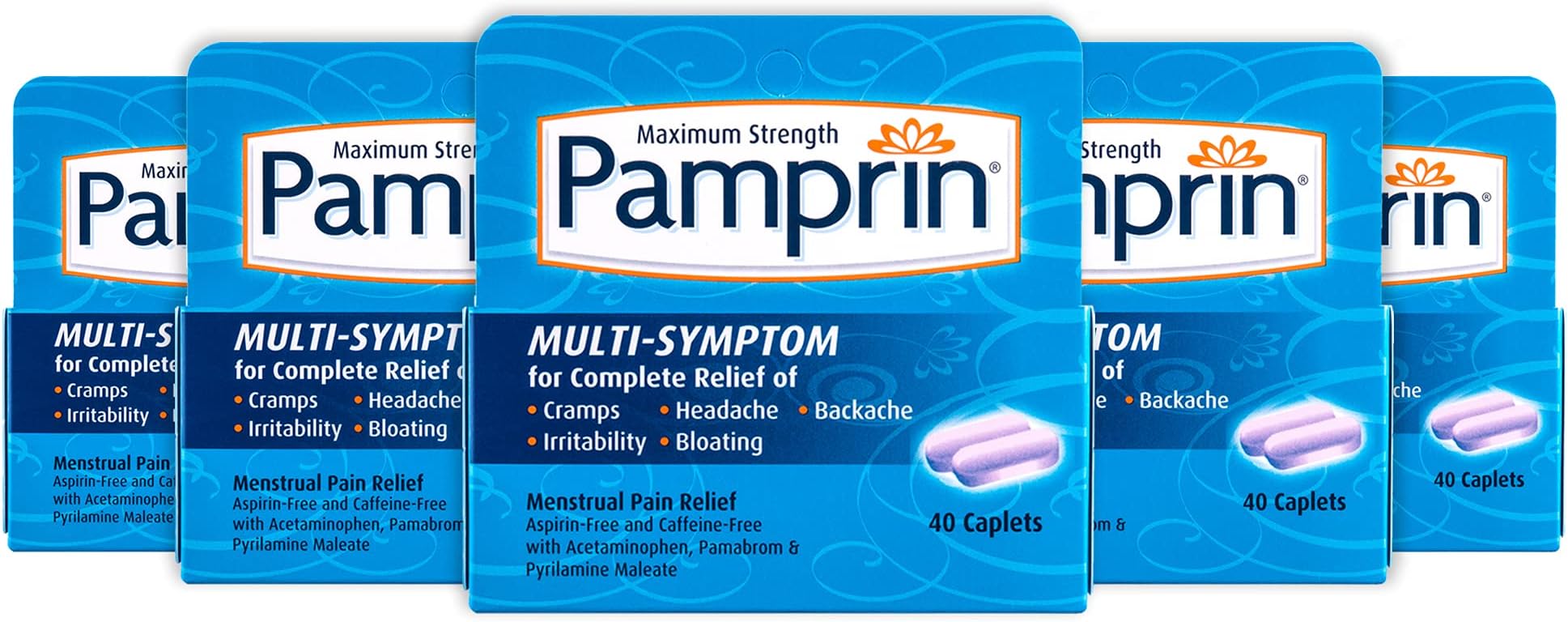 Amazon.com: Pamprin Multi-Symptom Formula, with Acetaminophen ...