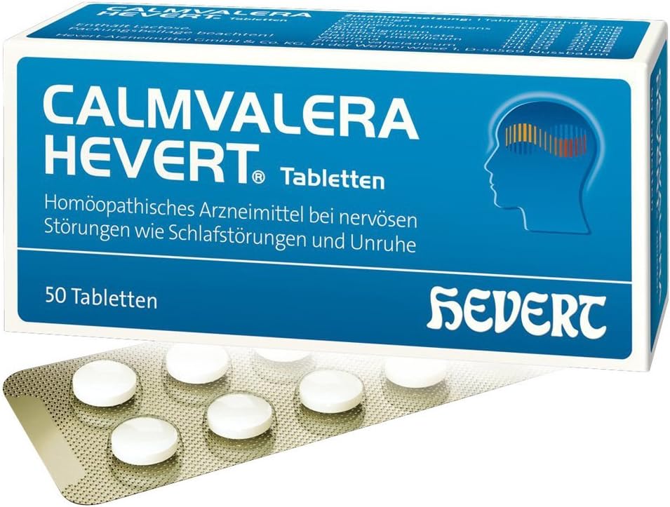 Calmvalera Tabletten Hevert, 50 St. Tabletten : Amazon.de: Drogerie ...