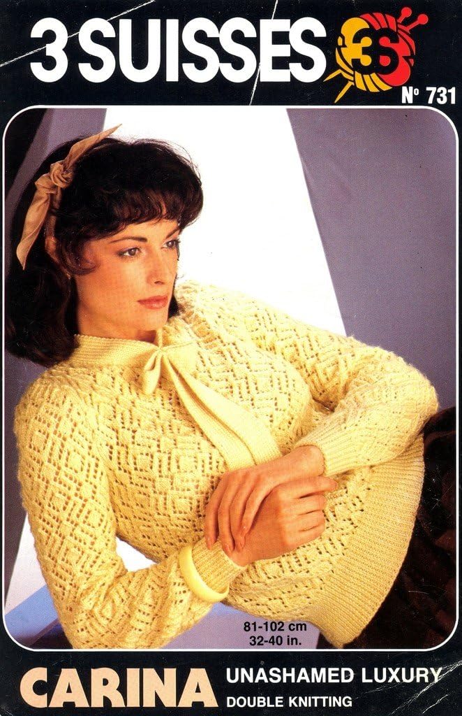 Knitting Pattern Leaflet 3 Suisses 731 : Amazon.co.uk: Home & Kitchen