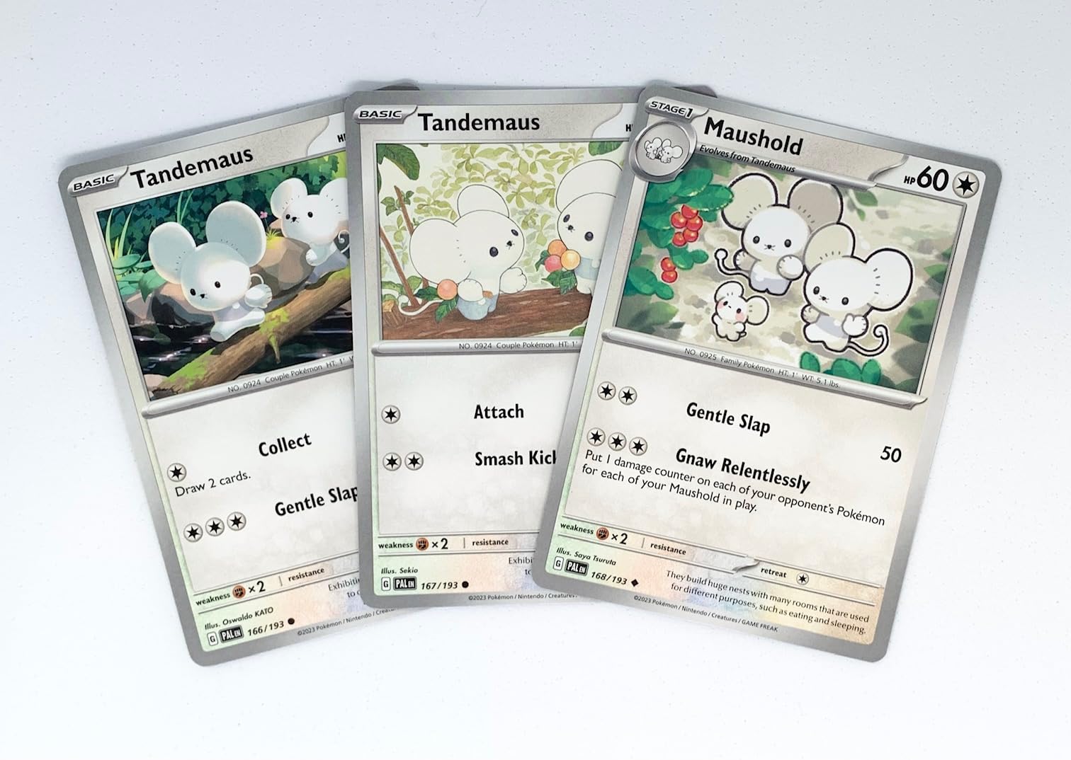 Amazon.com: Maushold 168/193 - Paldea Evolved - Pokemon Evolution Set ...