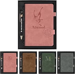 Amazon.com : ENOMY Personalized Notebook 200 Pages A5 Hardcover Custom ...