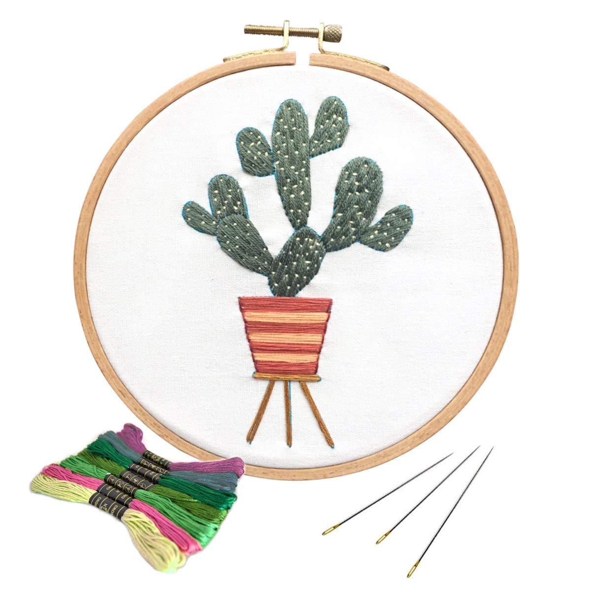 Simple Embroidery Cactus | Free Embroidery Patterns