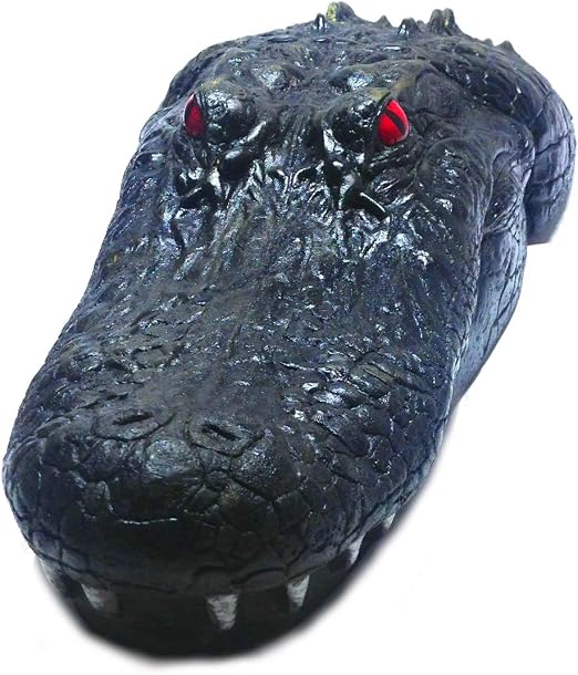 Amazon.com : 28" Alligator Head Decoy & Pond Float with Reflective Eyes ...