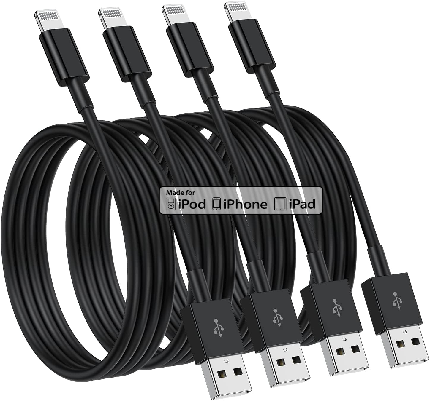 Amazon.com: Anker iPhone Charger Cable [3-Pack] Powerline Lightning ...