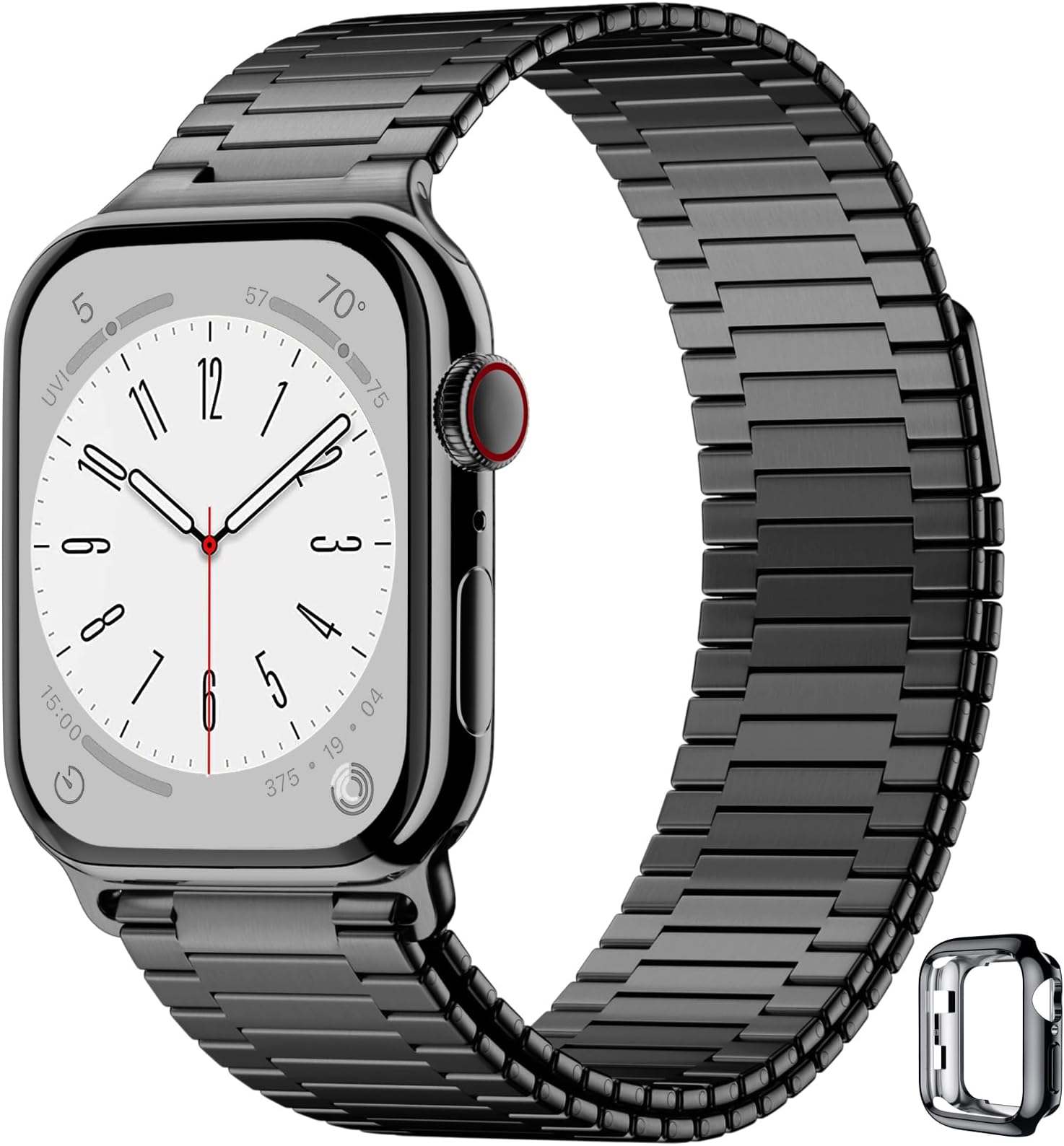 Amazon.com: Maledan Compatible with Apple Watch Band 44mm 45mm 42mm ...