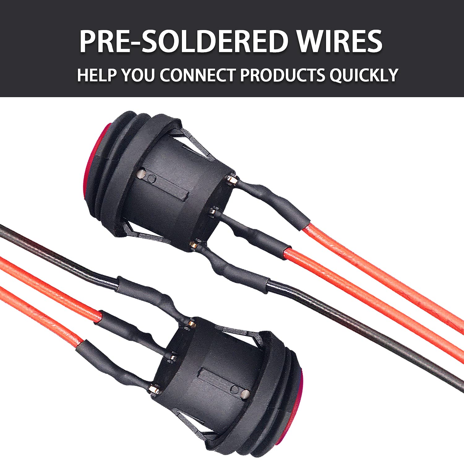 Snapklik.com : Mankk 4Pcs Waterproof Rocker Switch 12V Round Toggle ...