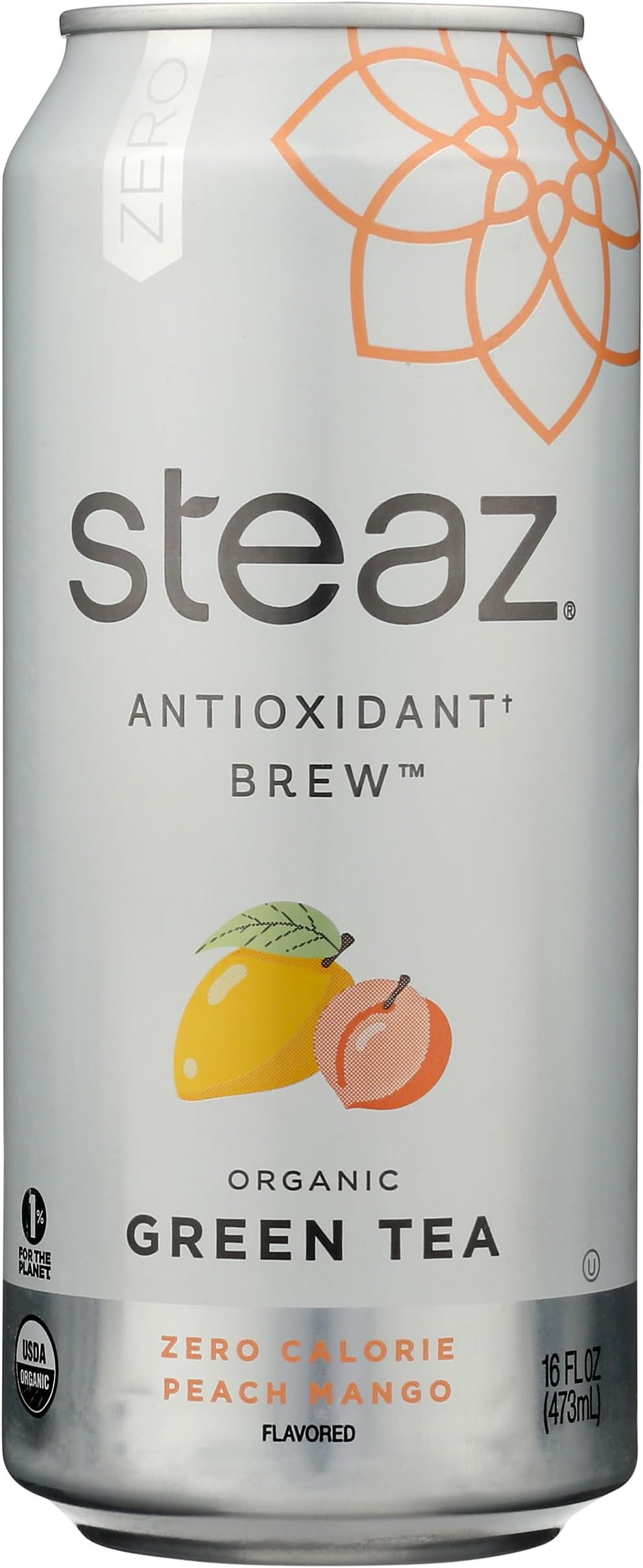 Amazon.com : Steaz, Organic Zero Calorie Iced Green Tea, Peach Mango ...