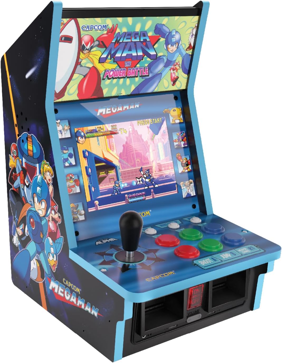 Blaze Evercade Arcade Alpha Mega Man Edition : Amazon.co.uk: PC & Video ...