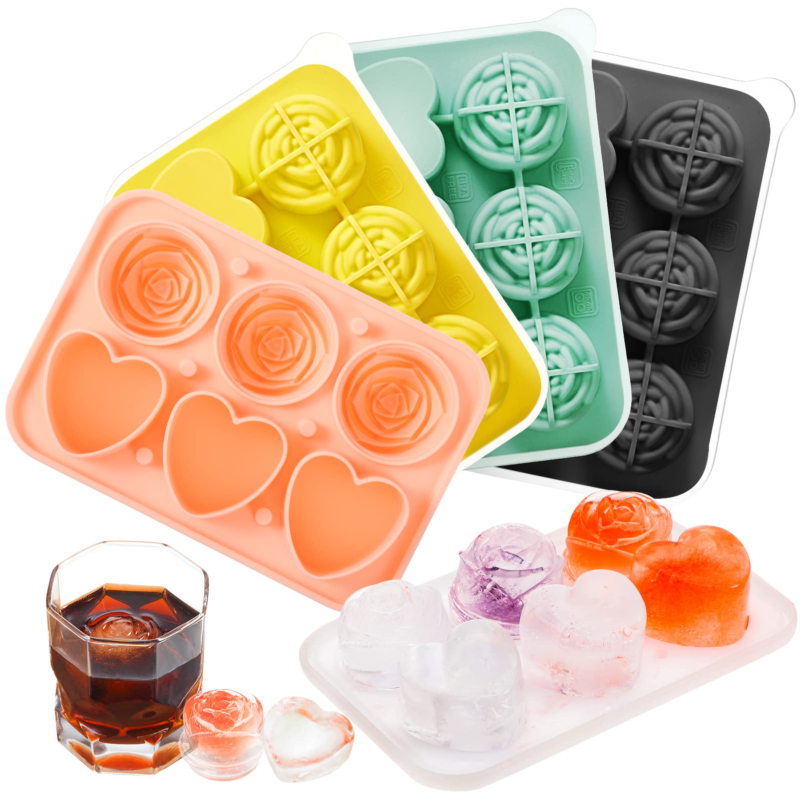 Different Ice Cube Shapes