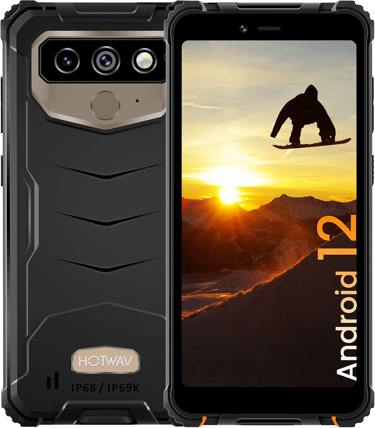 HOTWAV T5 Pro Rugged Smartphone, Android 12 Telefono Indistruttibile 6.0"HD Cellulare Antiurto ...