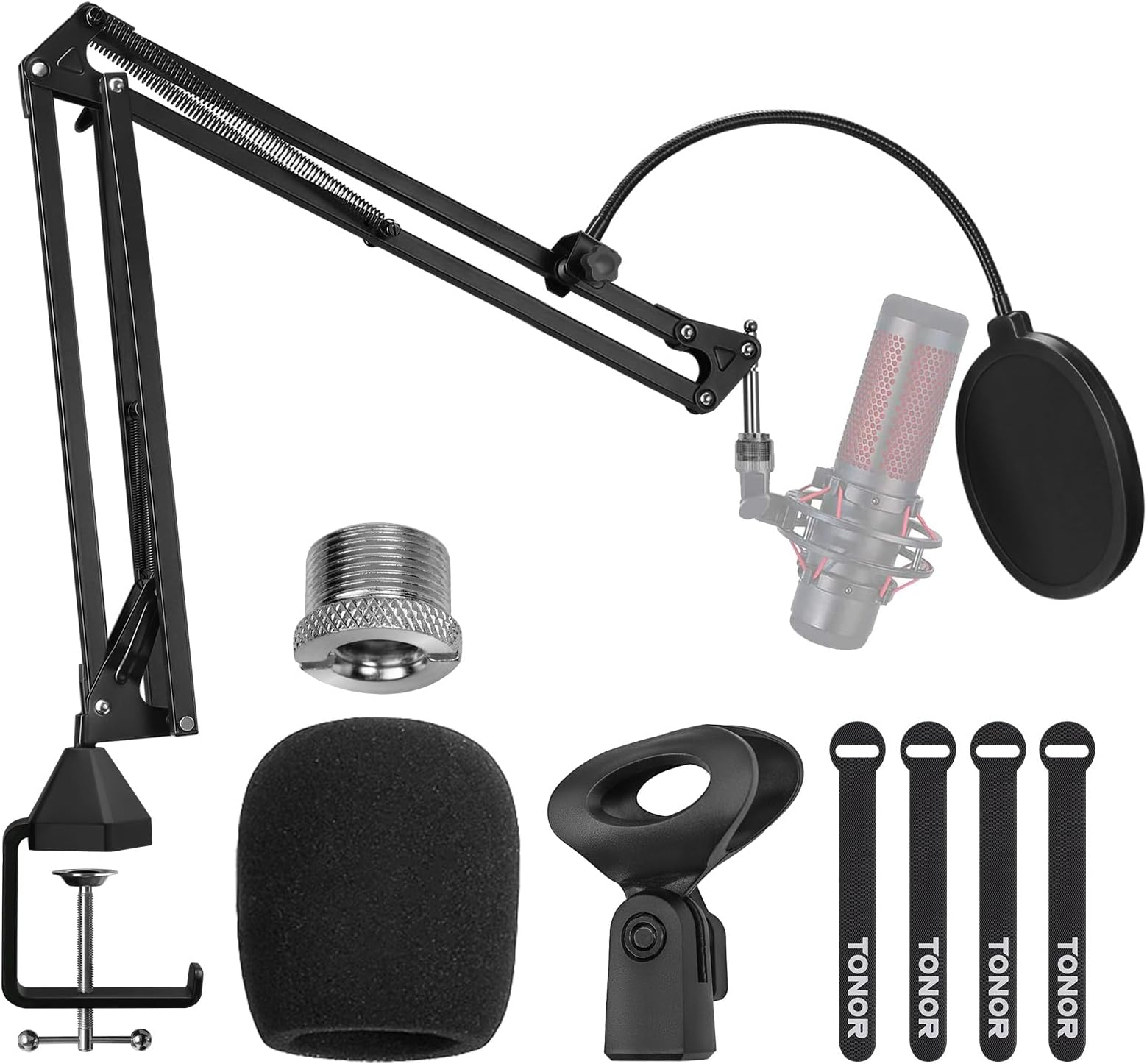 HyperX QuadCast Mikrofonarm Boom Arm - Profi Universal Mic Ständer ...