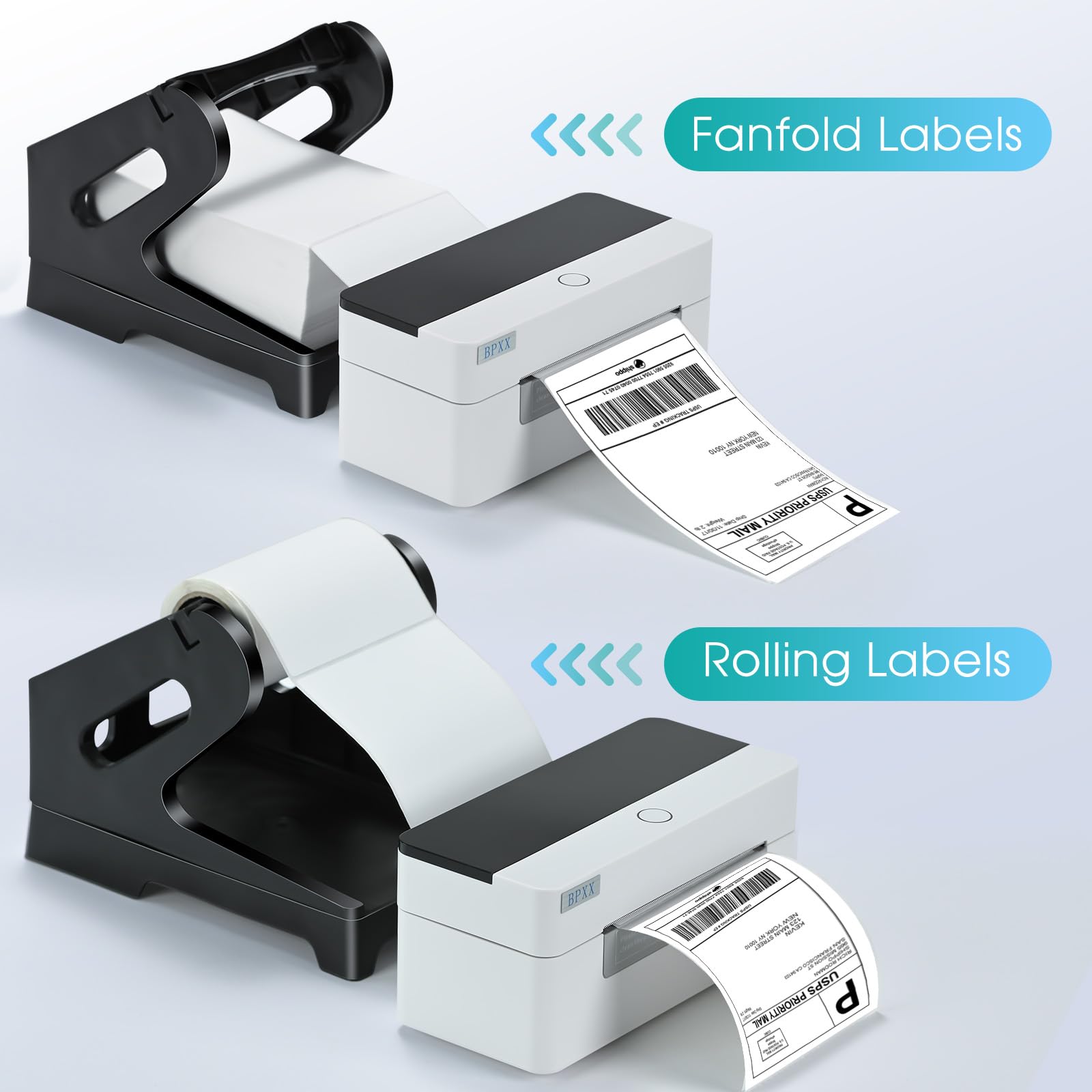 Snapklik.com : Label Holder For Fanfold And Rolling Labels, Thermal ...