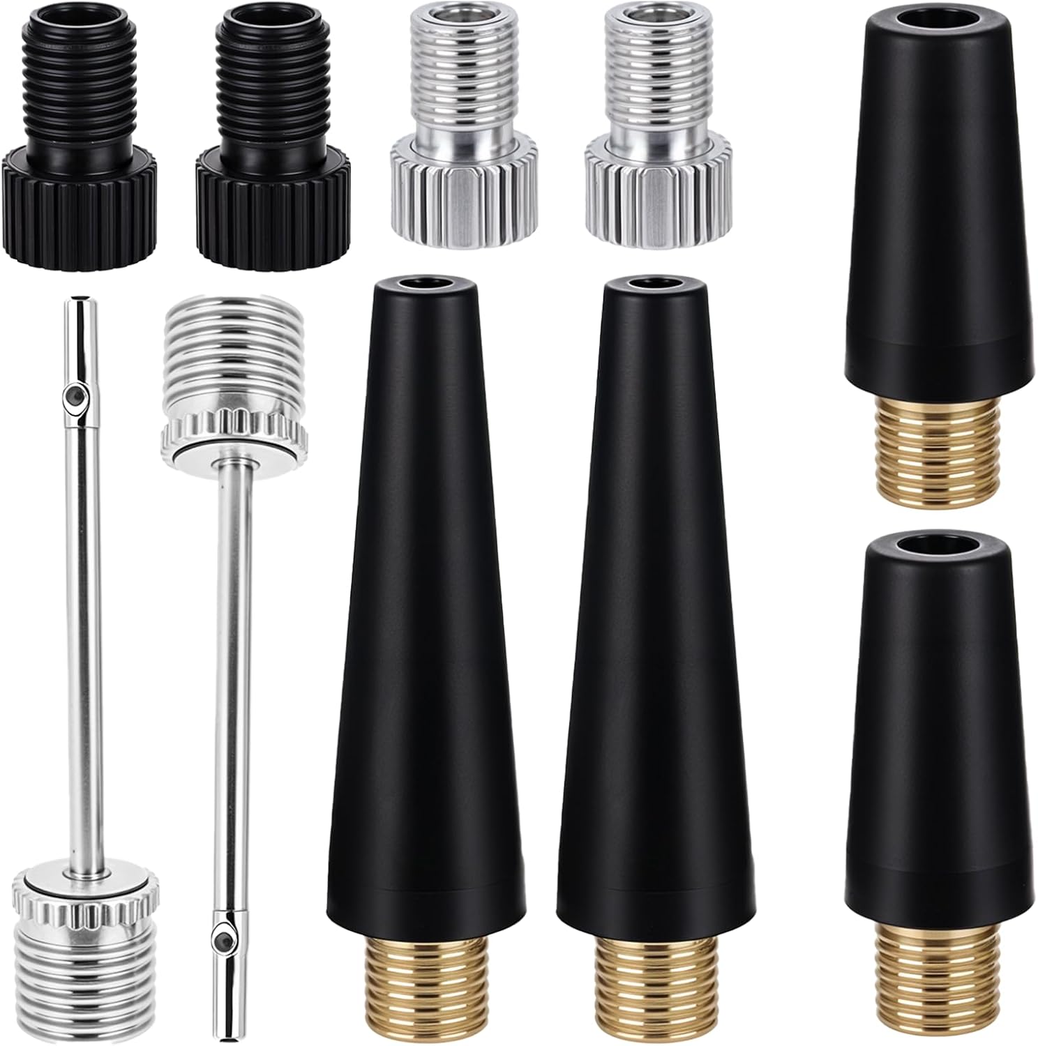 Hariendny 10 Pack Balloon Pump Adapter Pump Nozzle Football Valve Gym ...