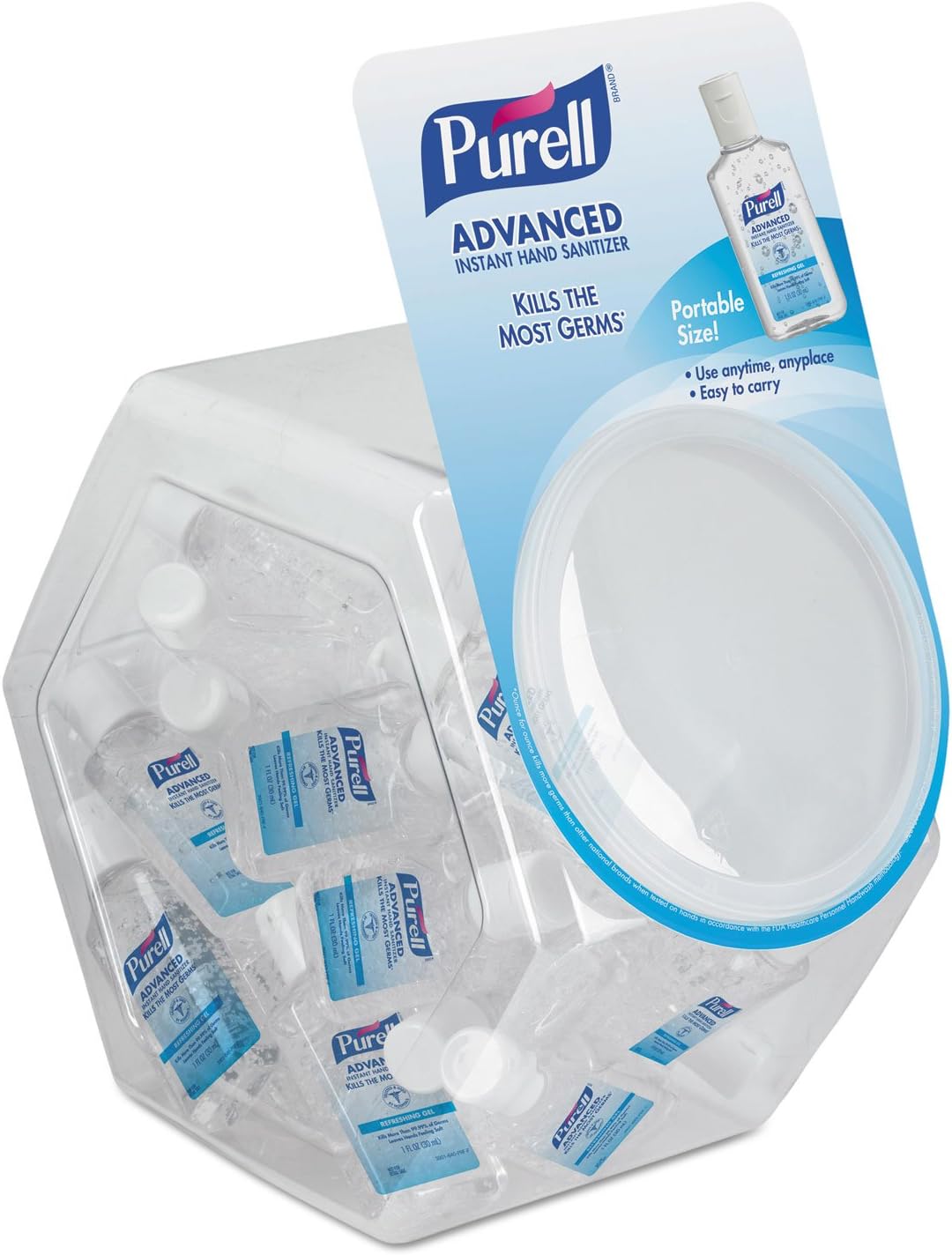 Amazon.com : Purell 390136BWL Advanced Instant Hand Sanitizer Gel, 1 oz ...
