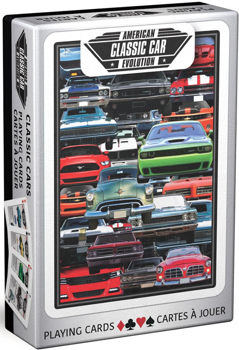 Amazon.com: EuroGraphics American Muscle Cars Playing Cards Deck, 54 ...
