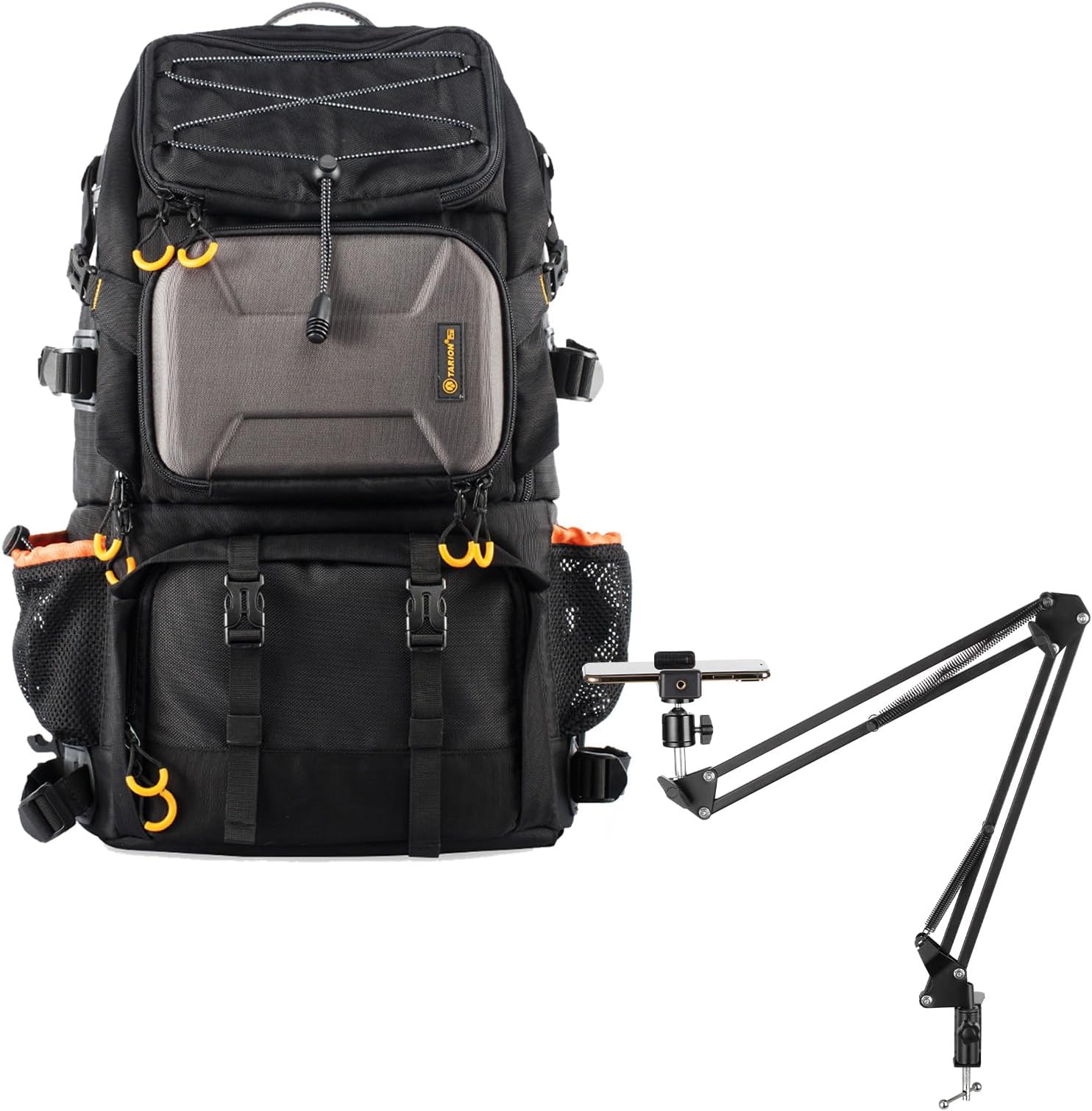 Amazon.com : TARION Camera Backpack + Overhead Phone Stand | 2 Bags in ...
