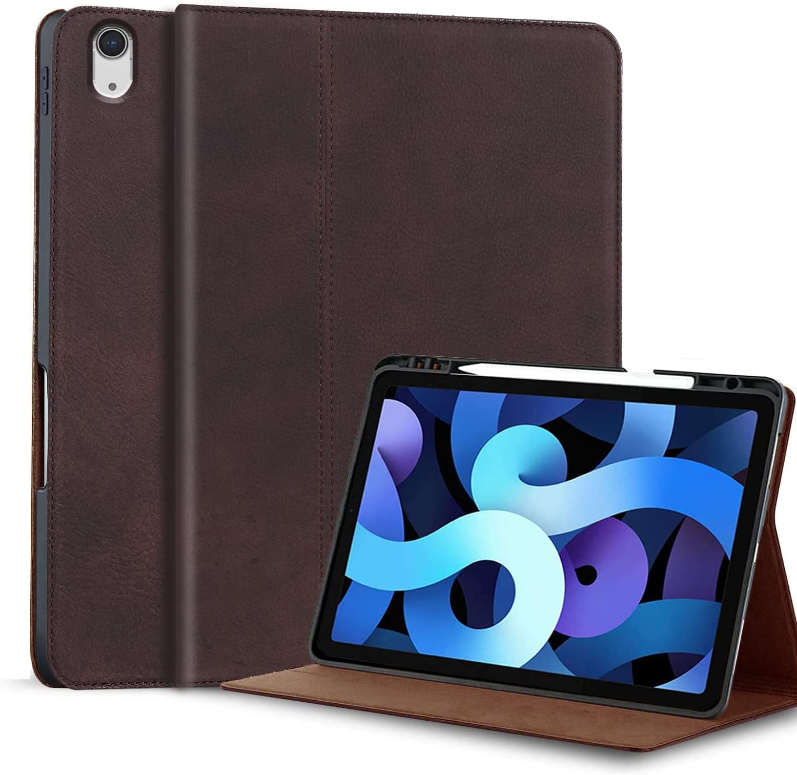 Amazon.com: Casemade iPad Mini (6th Generation 2021 Model) Real Leather ...