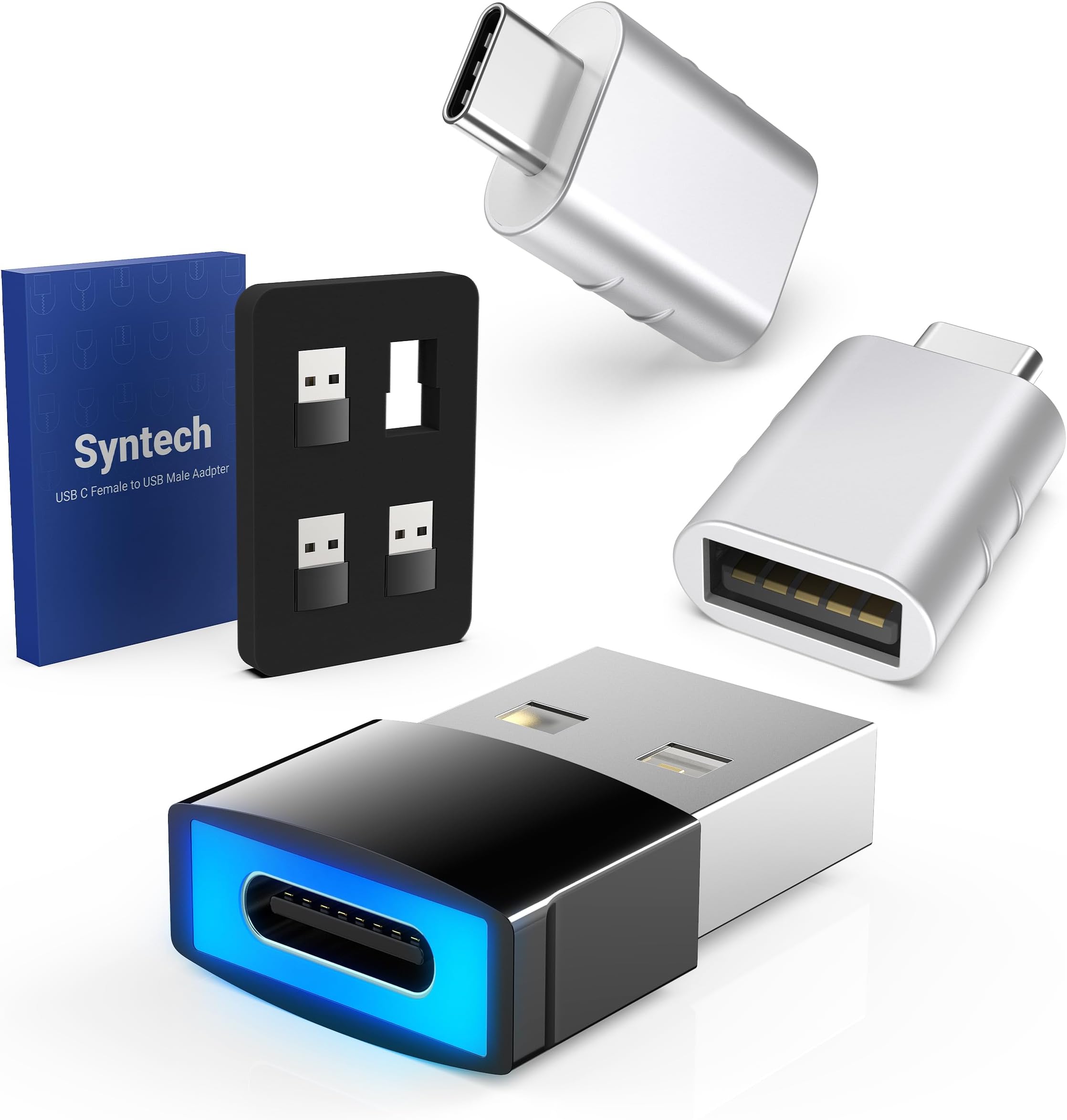Amazon.com: Syntech USB C to USB Adapter (2 Pack) & DrivePower USB to ...
