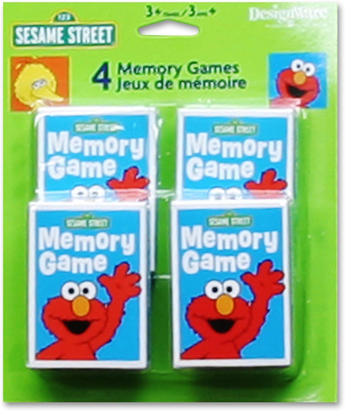 Amazon.com: Sesame Street Memory Game (4 count) : Toys & Games