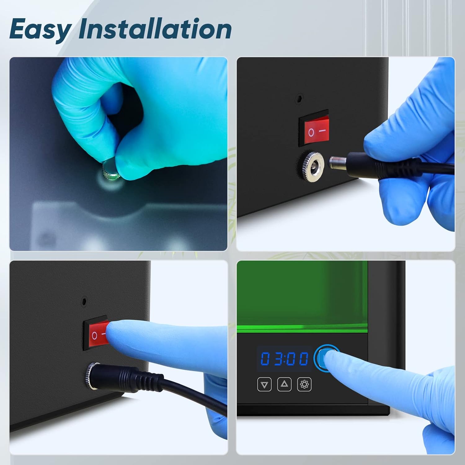 10.2'' UV Resin Curing Machine with 360° Turntable Chile | Ubuy