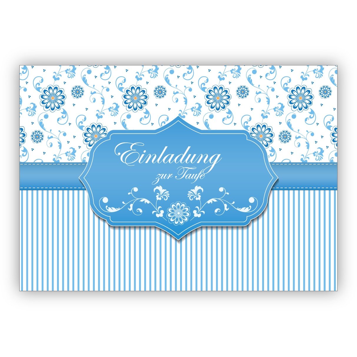 Light Blue Background Design For Christening BINQOO 7x5ft Blue God