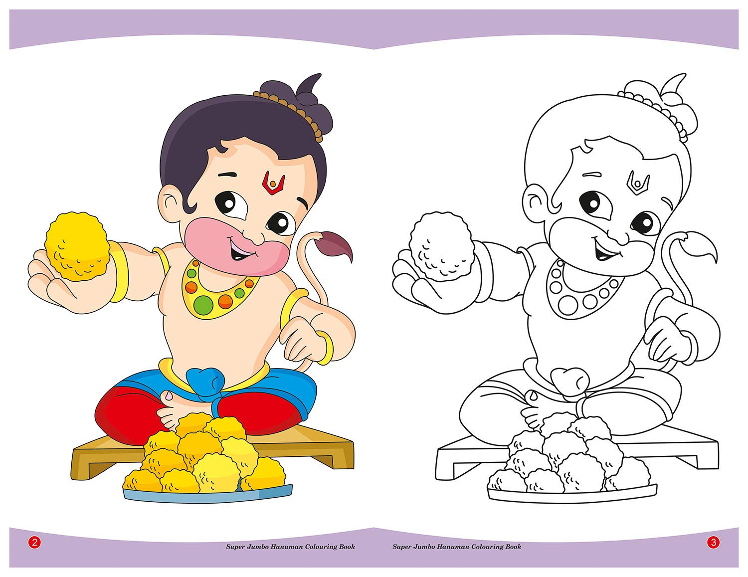 Bal Hanuman Coloring Pages