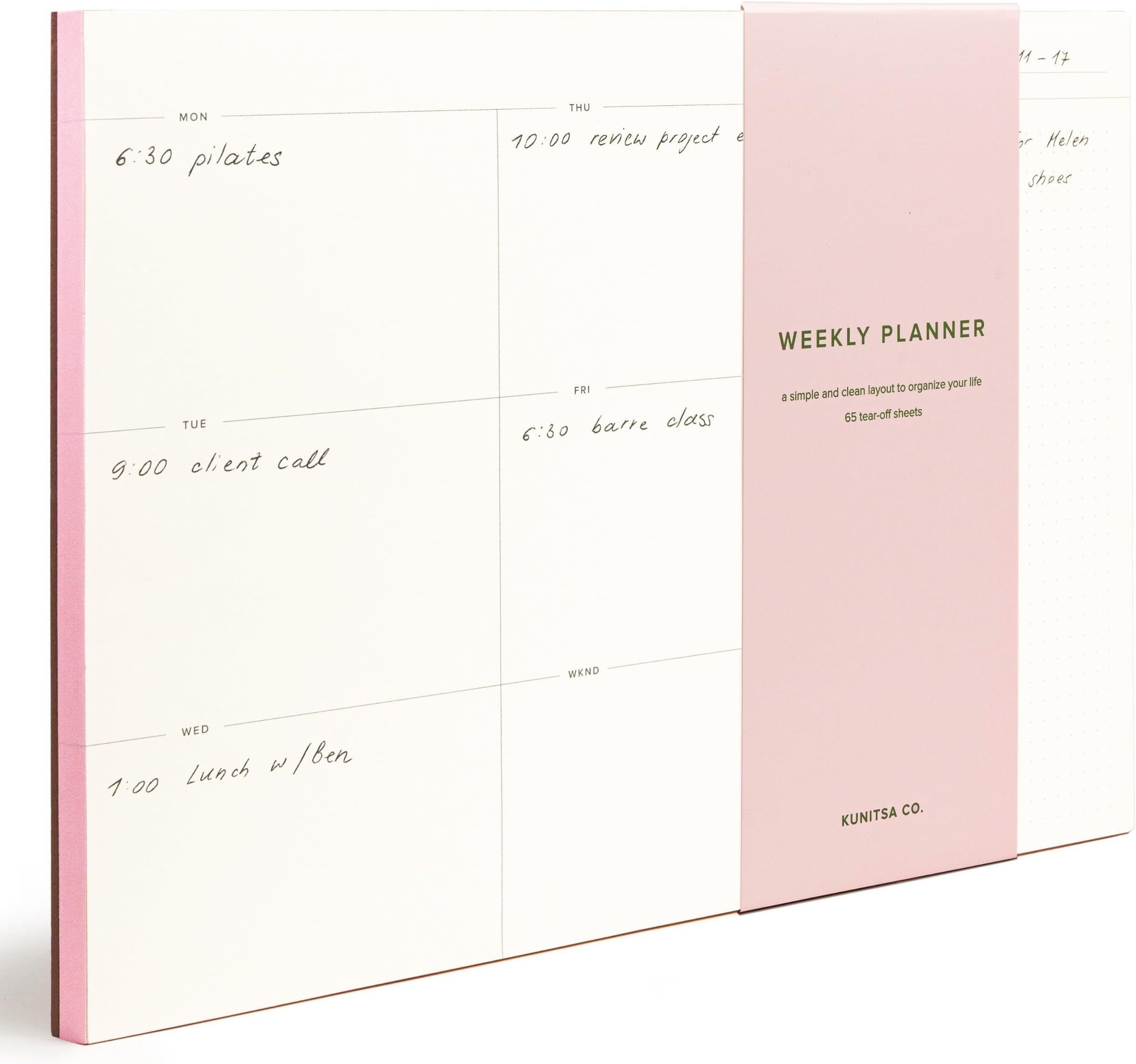 Amazon.com : Daily and Weekly To-Do List Notepad – Desk Pad for Work ...