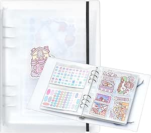 Amazon.com: 1pcs A5 Sticker storage Album,sticker organization ...