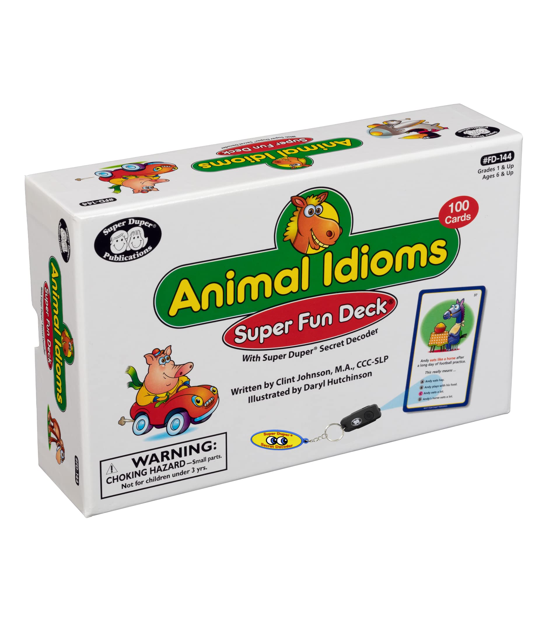 Buy Super Duper PublicationsAnimal Idioms Fun Deck With Secret Decoder buy-super-duper-publicationsanimal-idioms-fun-deck-with-secret-decoder