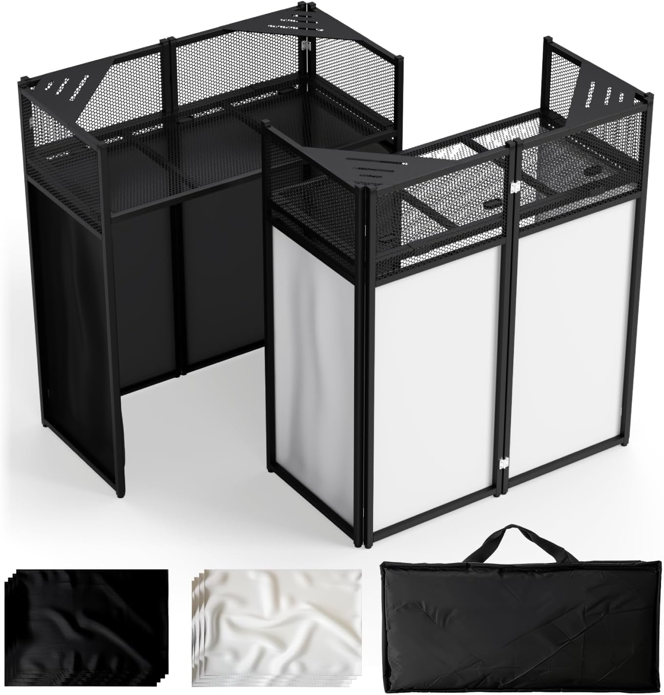 Amazon.com: PURRPAXZ Foldable DJ Table Stand Portable - DJ Facade Table ...