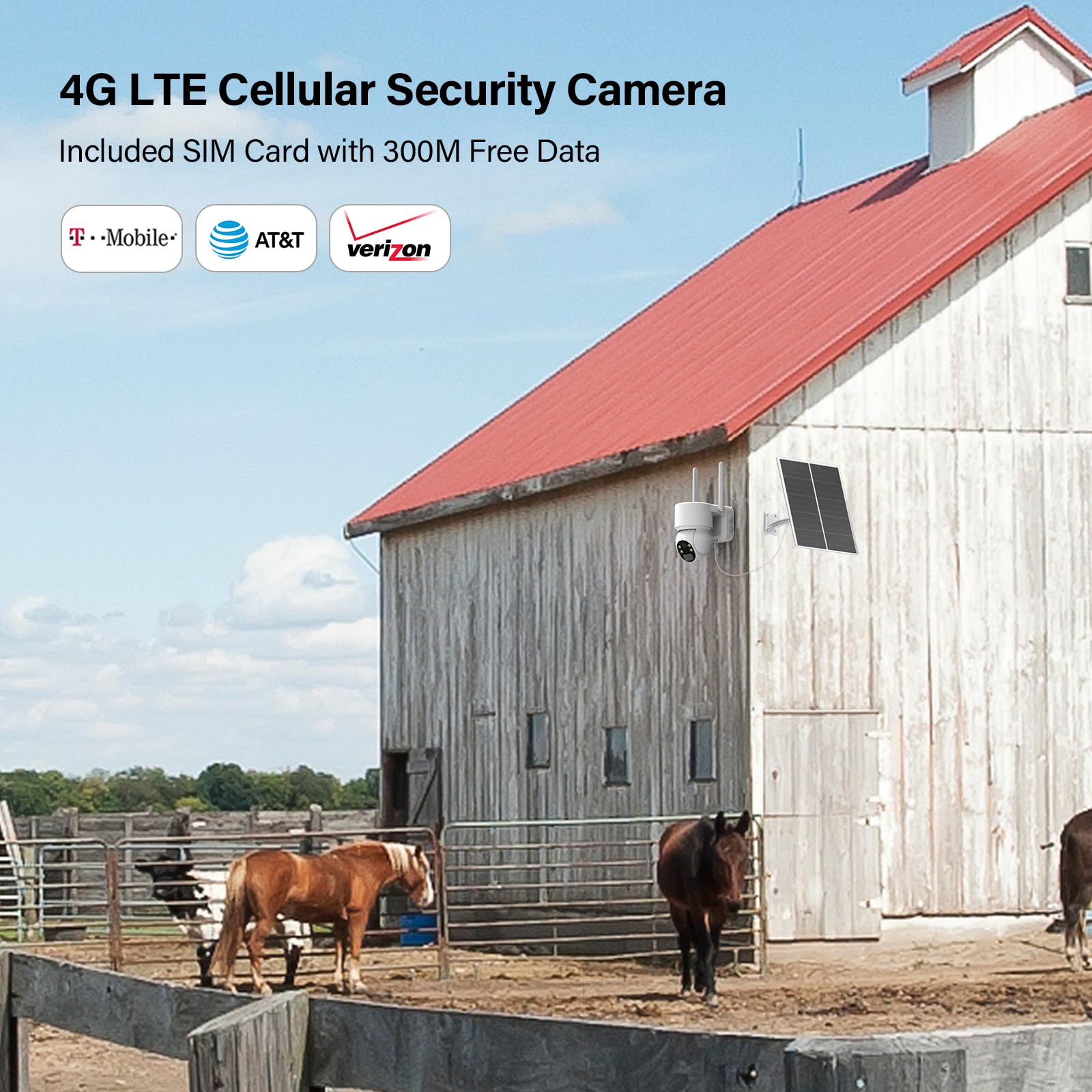 Snapklik.com : SEHMUA 4G LTE Cellular Security Camera Outdoor