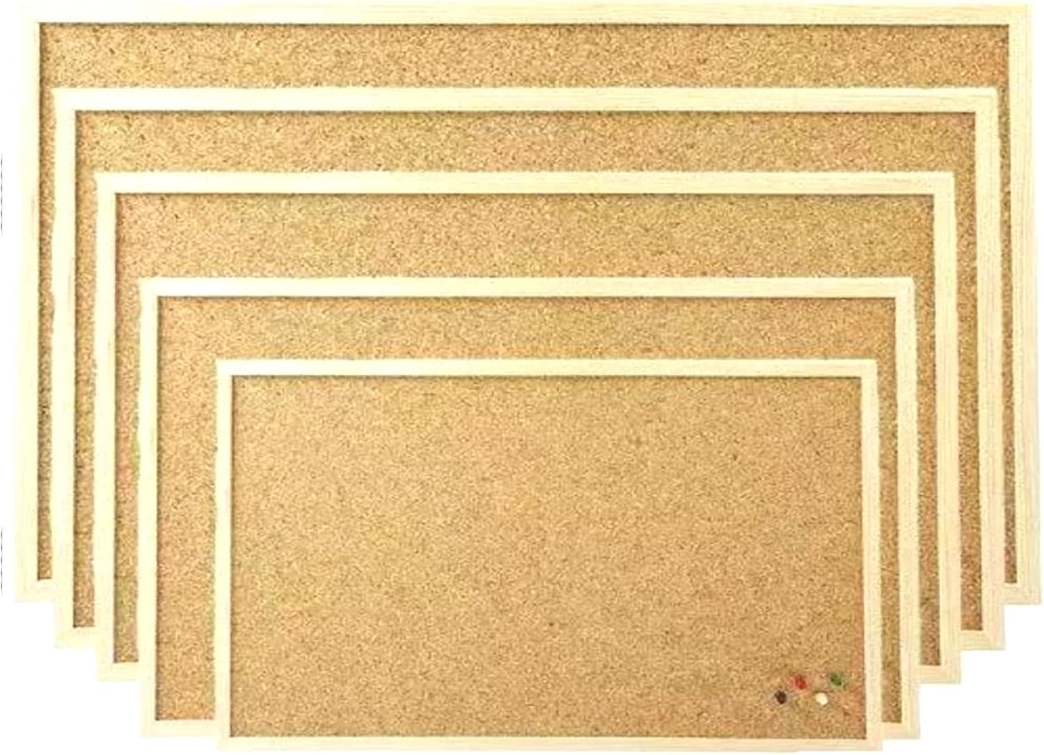 NTEK Cork Board Pin Notice, Thicken Cork Board Office Memo School with ...
