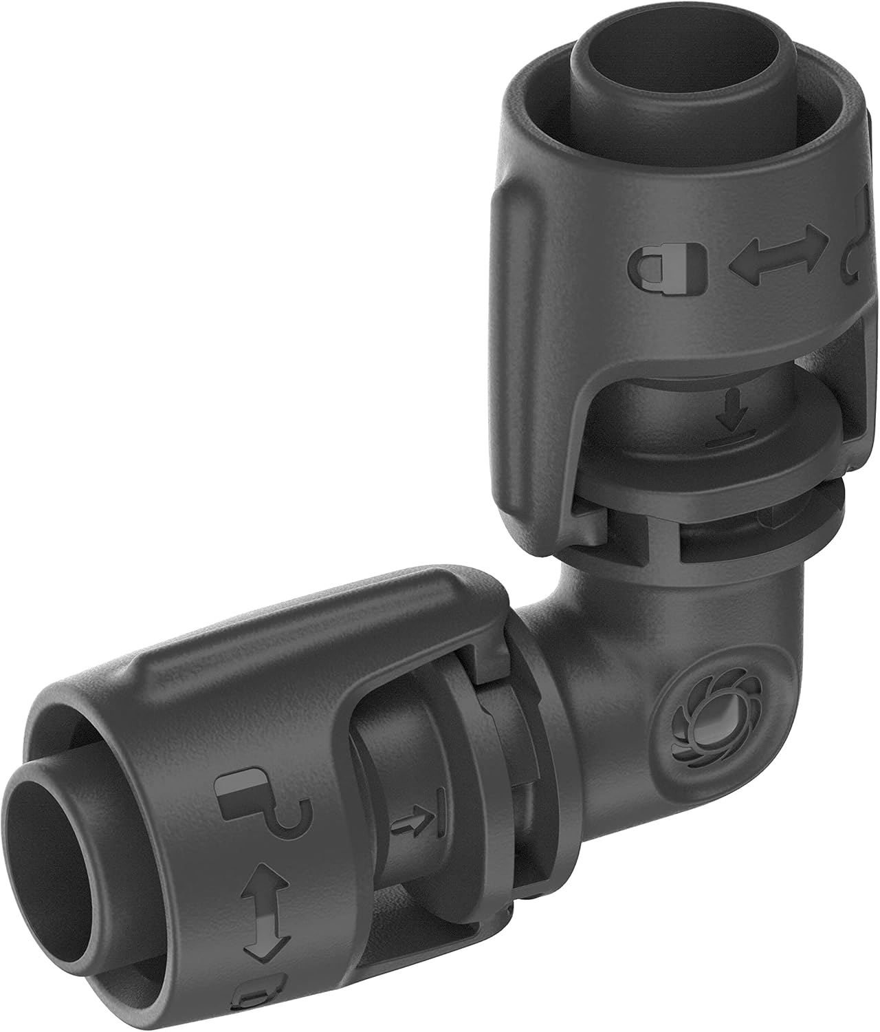 Gardena Micro-Drip-System L-Piece 13 mm (1/2 inch): Pipe connector for ...