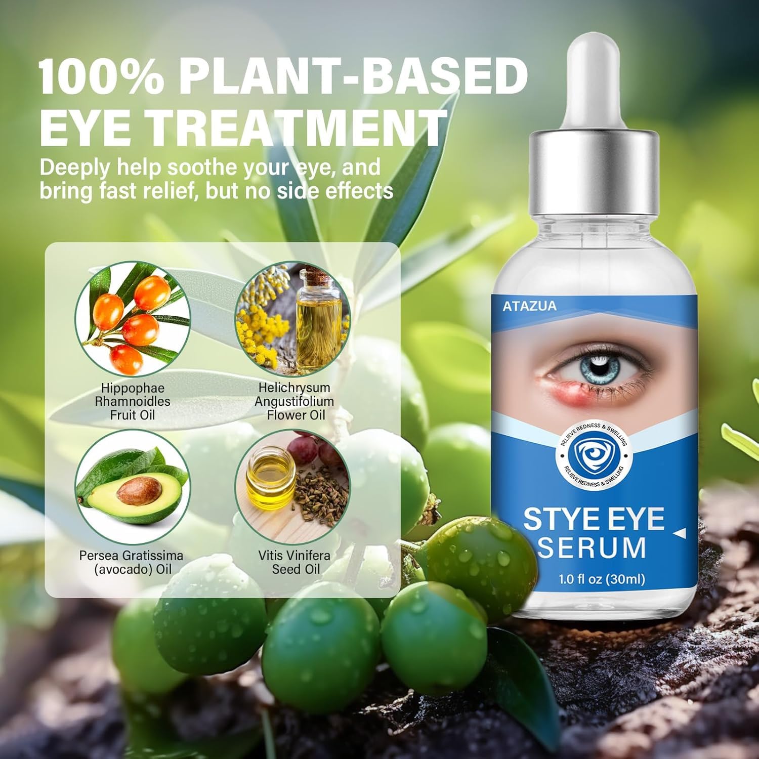Stye Eye Treatment, Gentle Stye Eye Serum Drops Fast Acting for Styes ...