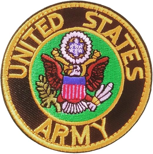 Amazon.com: UNITED STATES ARMY Patch, USA American US Patch, Fully ...