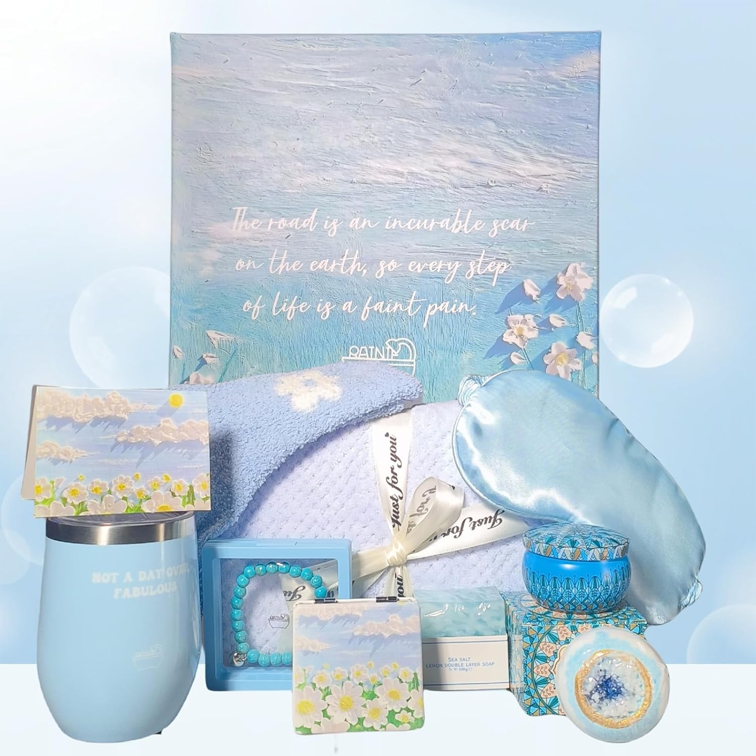Amazon.com : Ocean Serenity Deluxe Bath Gift Set - Pampering Spa Kit for Women, Perfect for ...
