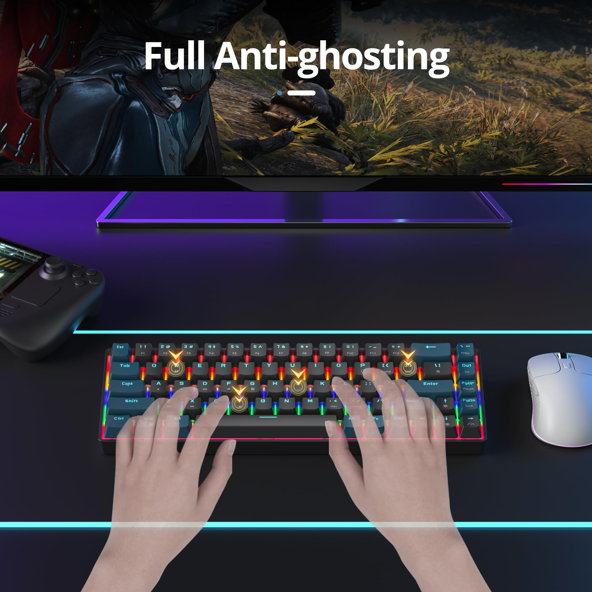 Teclado mecánico para juegos... - B0D3KTVVL9 | Encarguelo.com