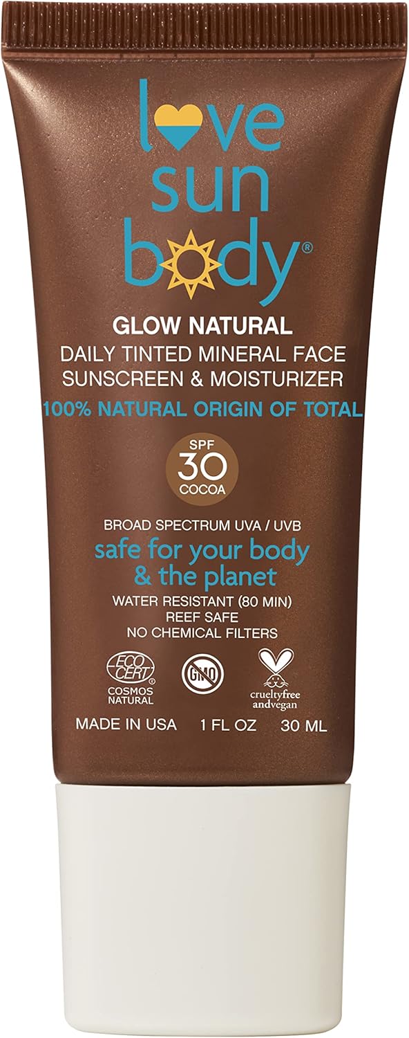 Love Sun Body 100% Natural Origin Glow Natural Daily Tinted Mineral ...