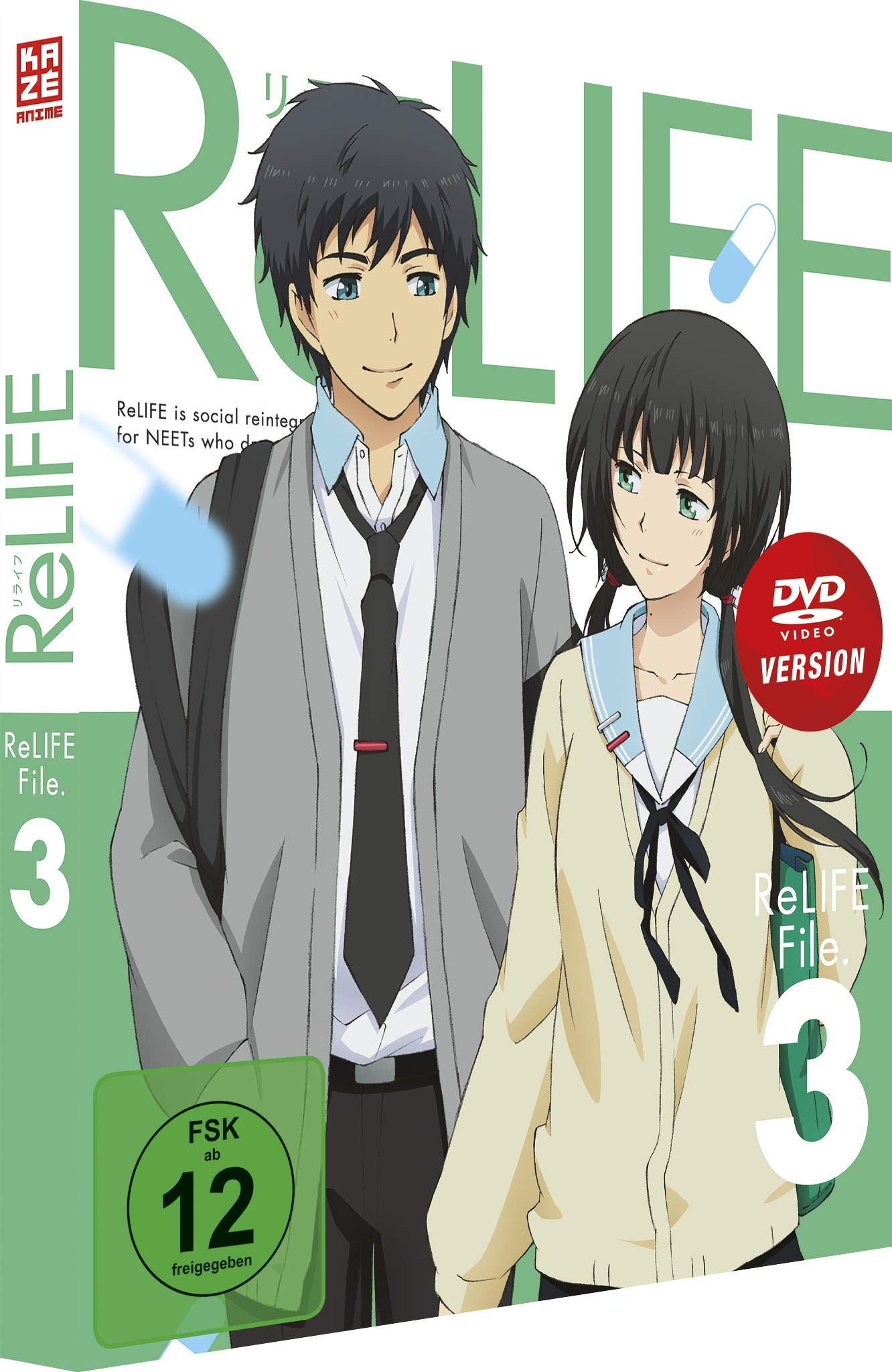 ReLIFE - Vol.3 - [DVD]: Amazon.de: Tomochi Kosaka: DVD & Blu-ray