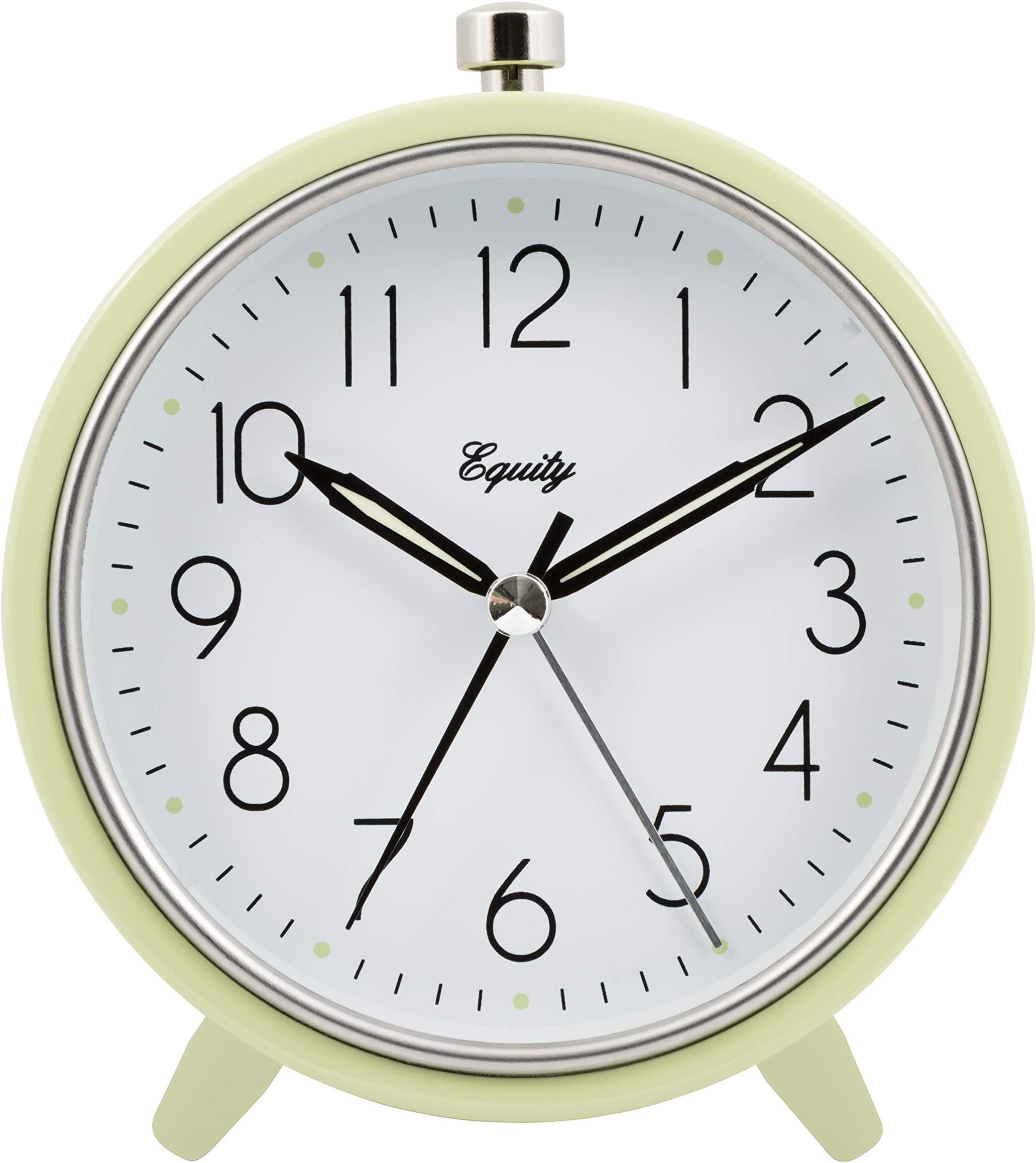 Amazon.com: Equity 21038 Clear Analog Alarm Clock : Home & Kitchen