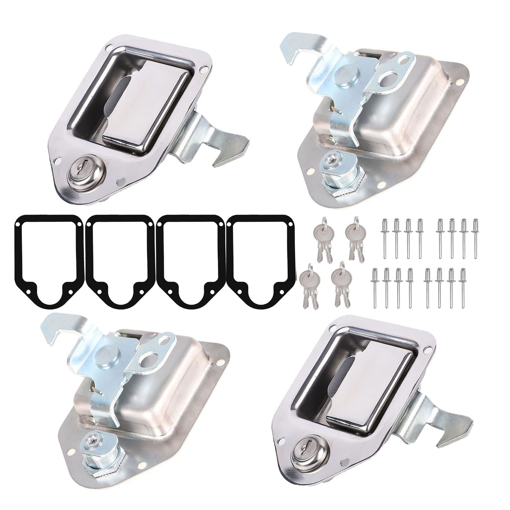 Amazon.com: Ycsmyyds 4Pcs Tool Box Latch Truck Toolbox Lock with Gasket ...